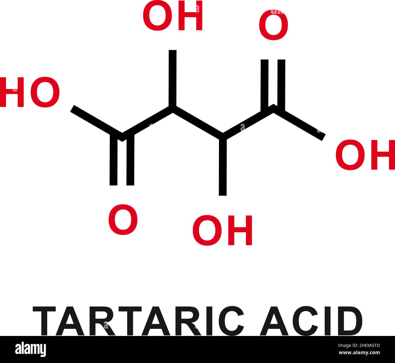 Tartaric acid chemical formula. Tartaric acid chemical molecular ...