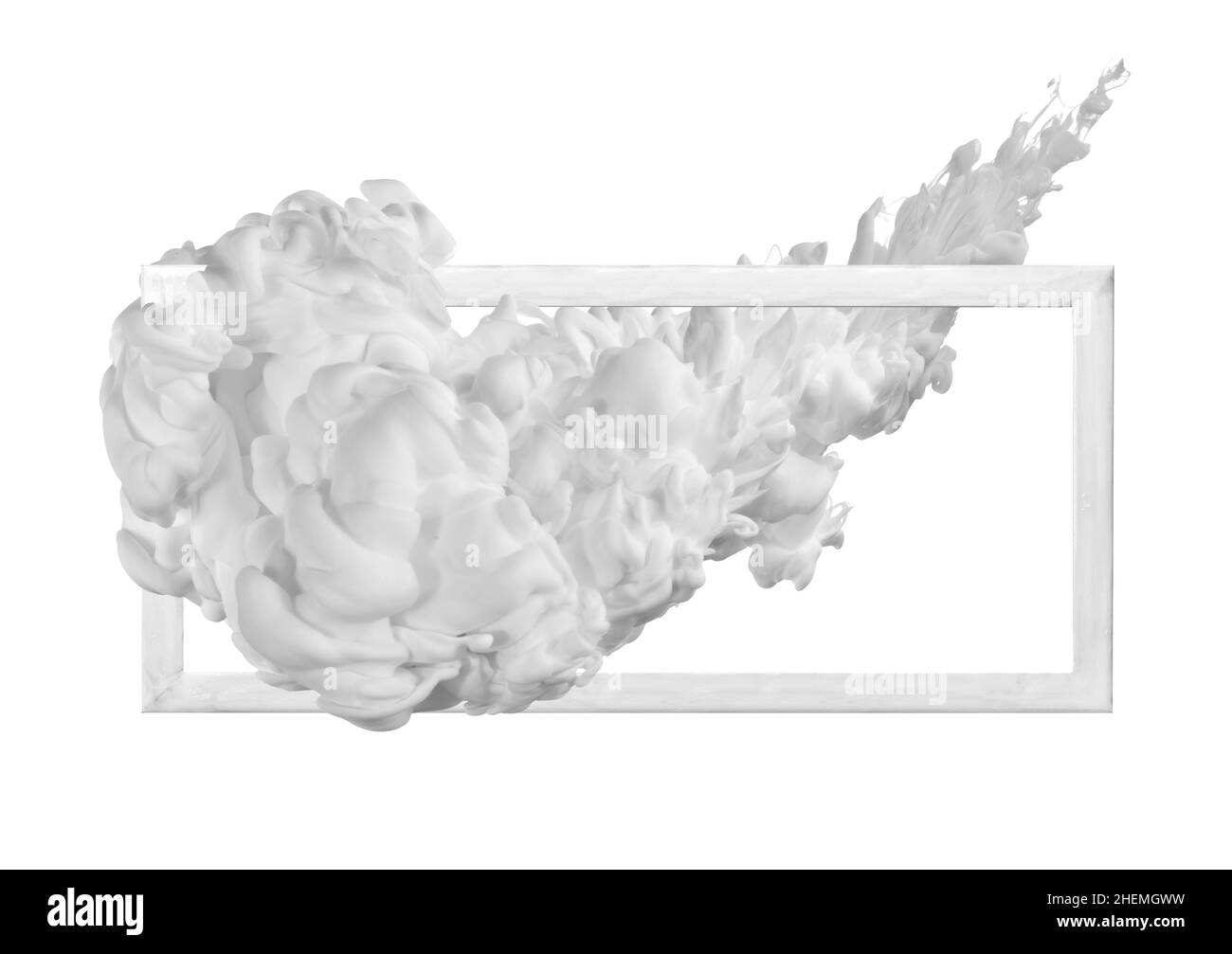 White empty wall background Cut Out Stock Images & Pictures - Alamy