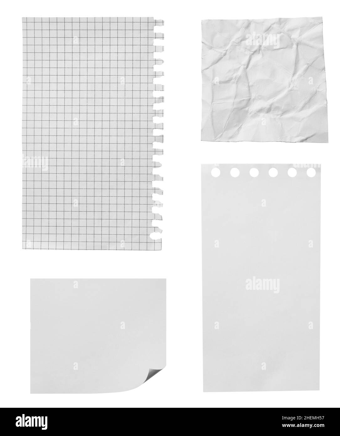 white paper ripped message torn Stock Photo - Alamy