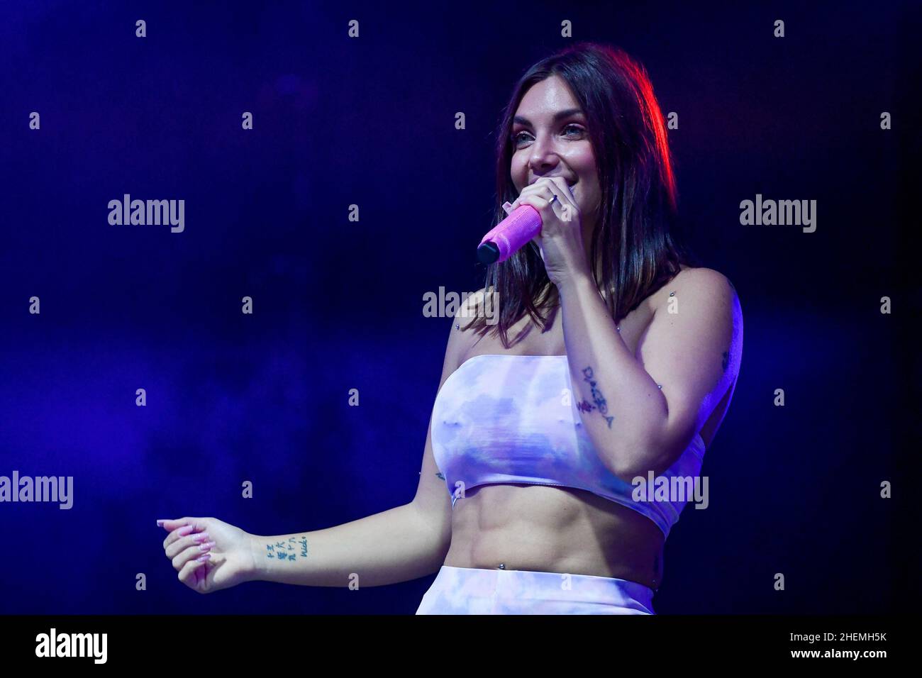 Codishow, 12/09/2021, Italy, September 12, 2021, Elettra Lamborghini singing during Elettra ...