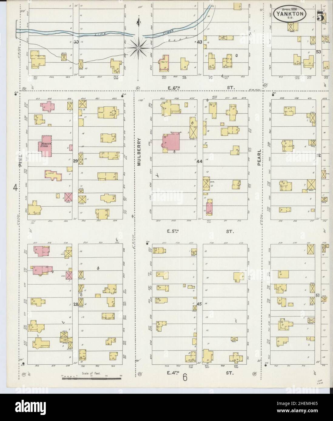 Map of yankton hi-res stock photography and images - Alamy