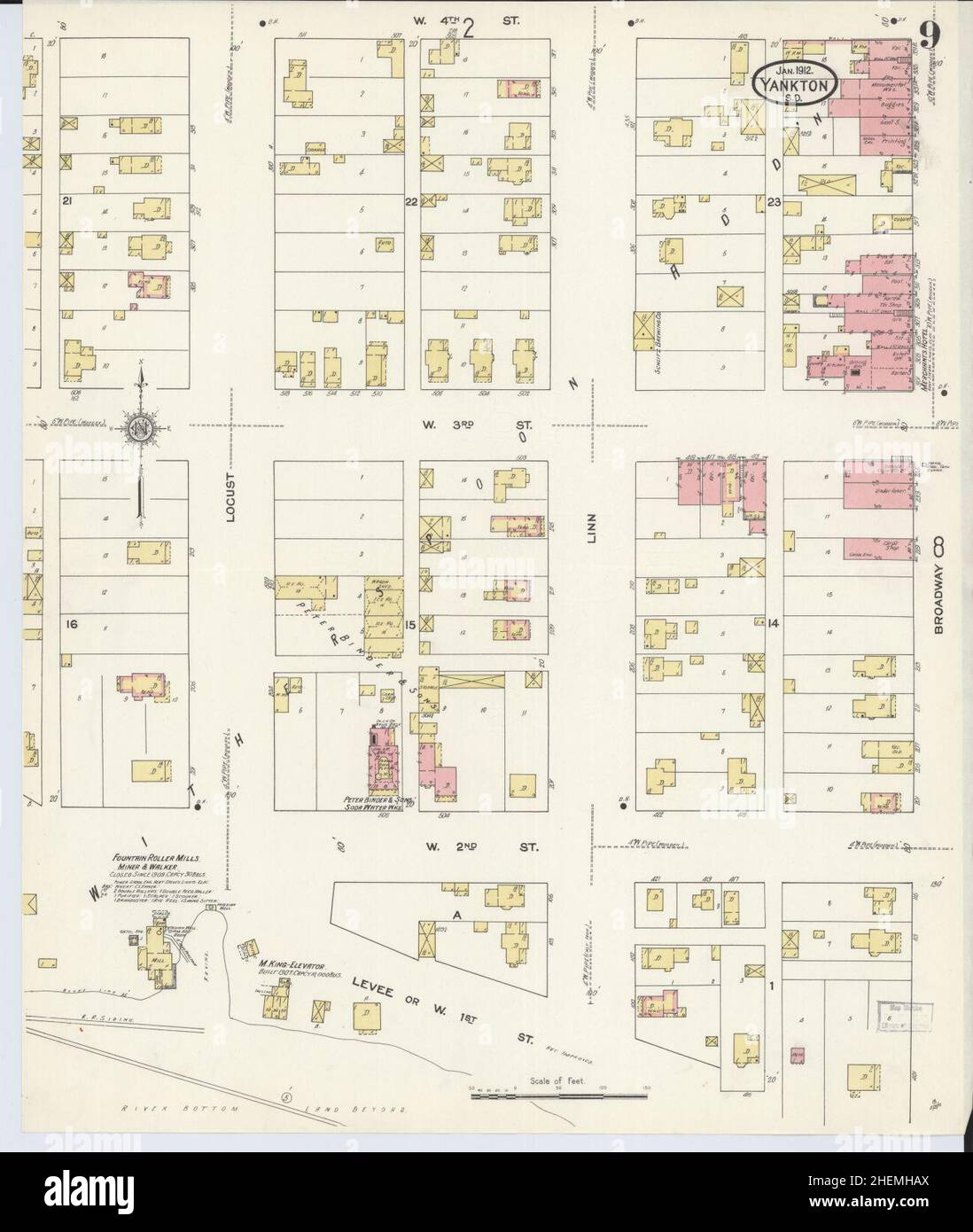 Yankton south dakota historic hi-res stock photography and images - Alamy