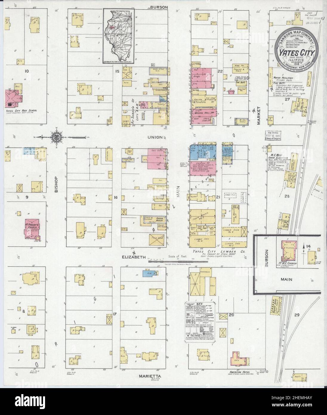 Map of knox city hi-res stock photography and images - Alamy