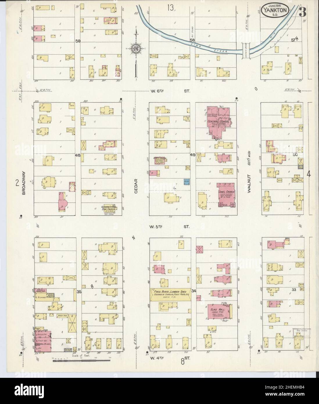 Map of yankton hi-res stock photography and images - Alamy