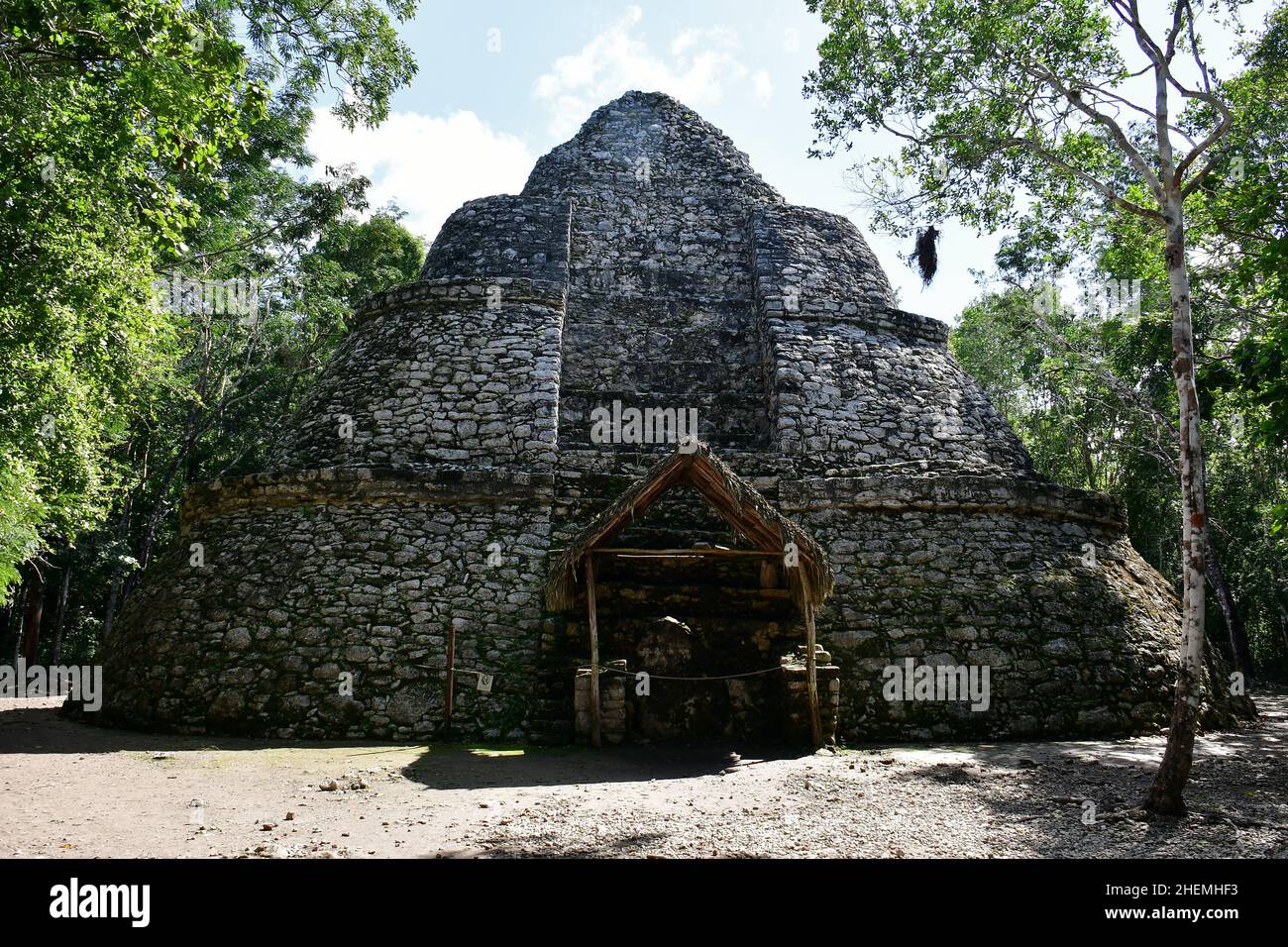Mayan observatory (Observatorio astronomico), Maya ruins, Coba ...