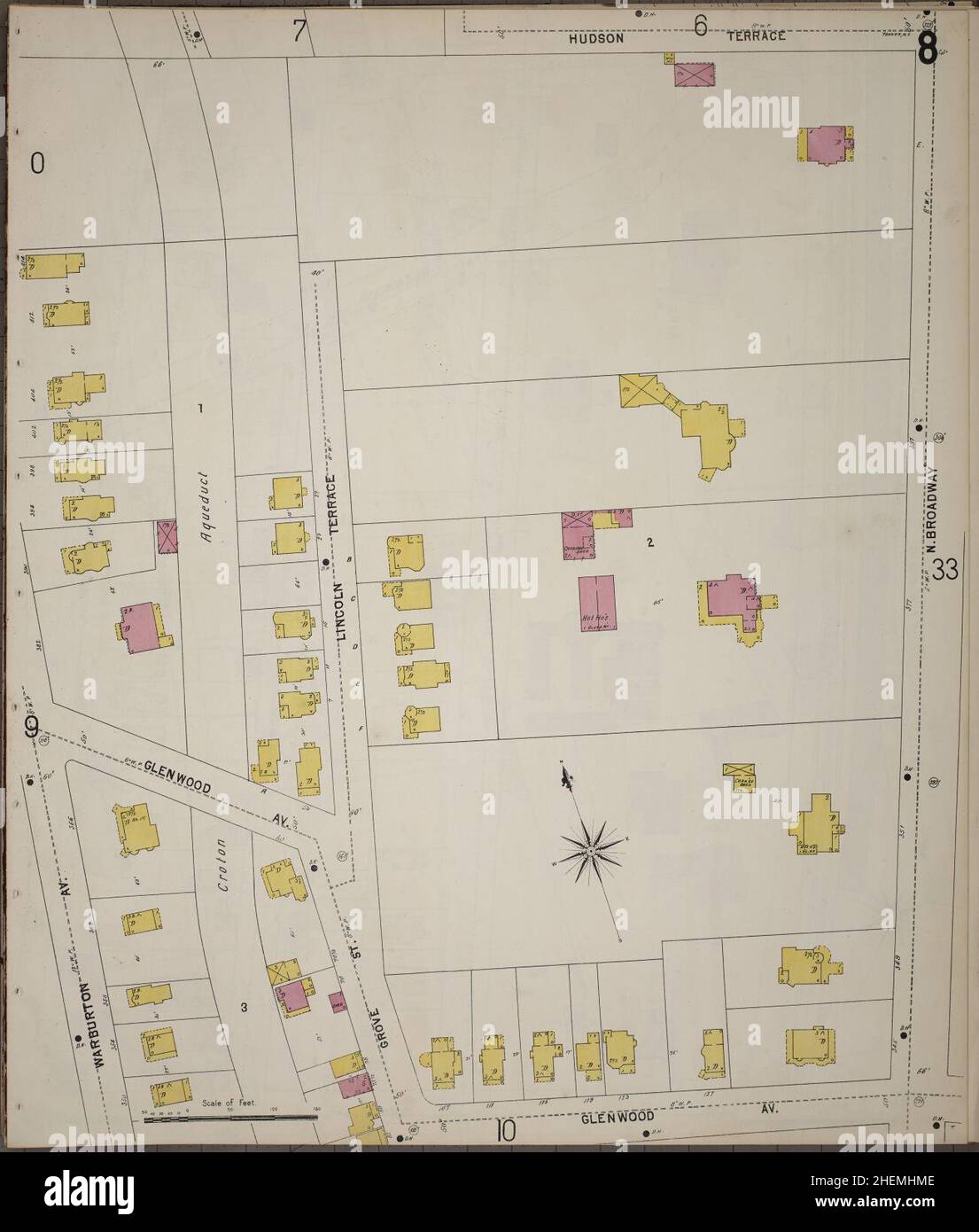 Map of yonkers new york hi-res stock photography and images - Alamy
