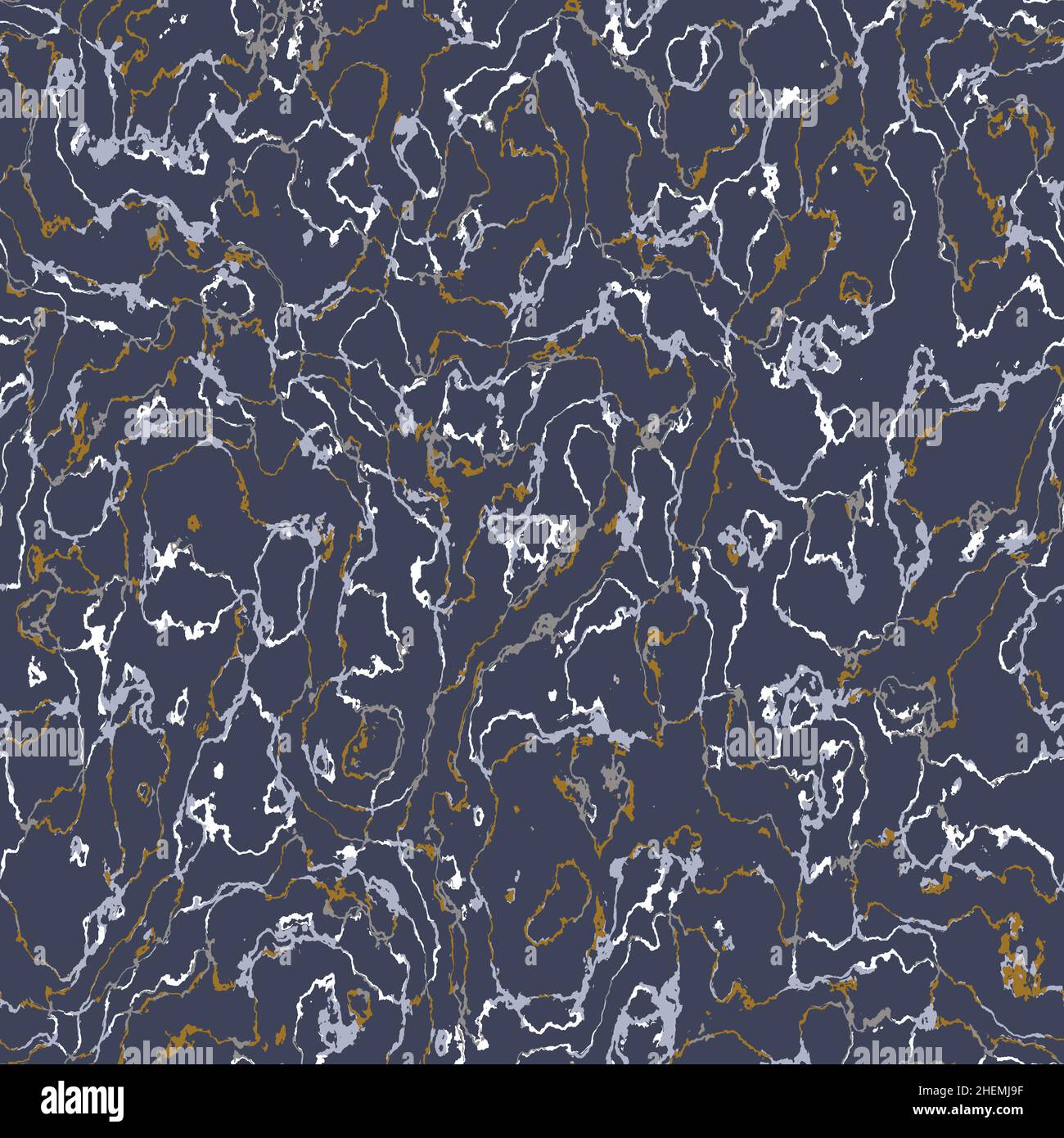 Dark blue marbled masculine seamless texture. Irregular ink blotch ...
