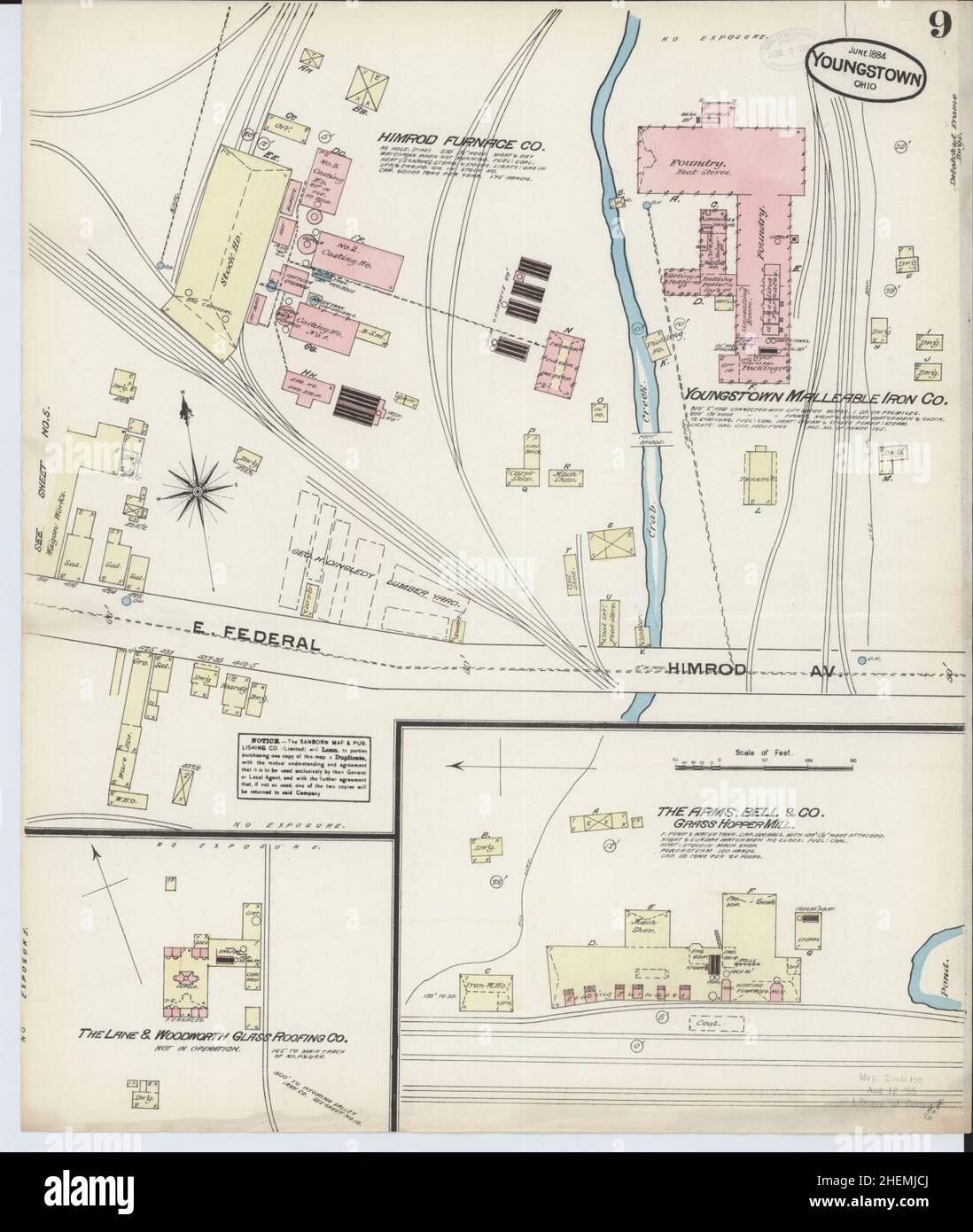 Mahoning county map hi-res stock photography and images - Alamy