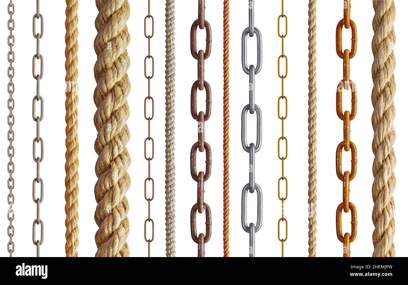 Chain link border hi-res stock photography and images - Alamy