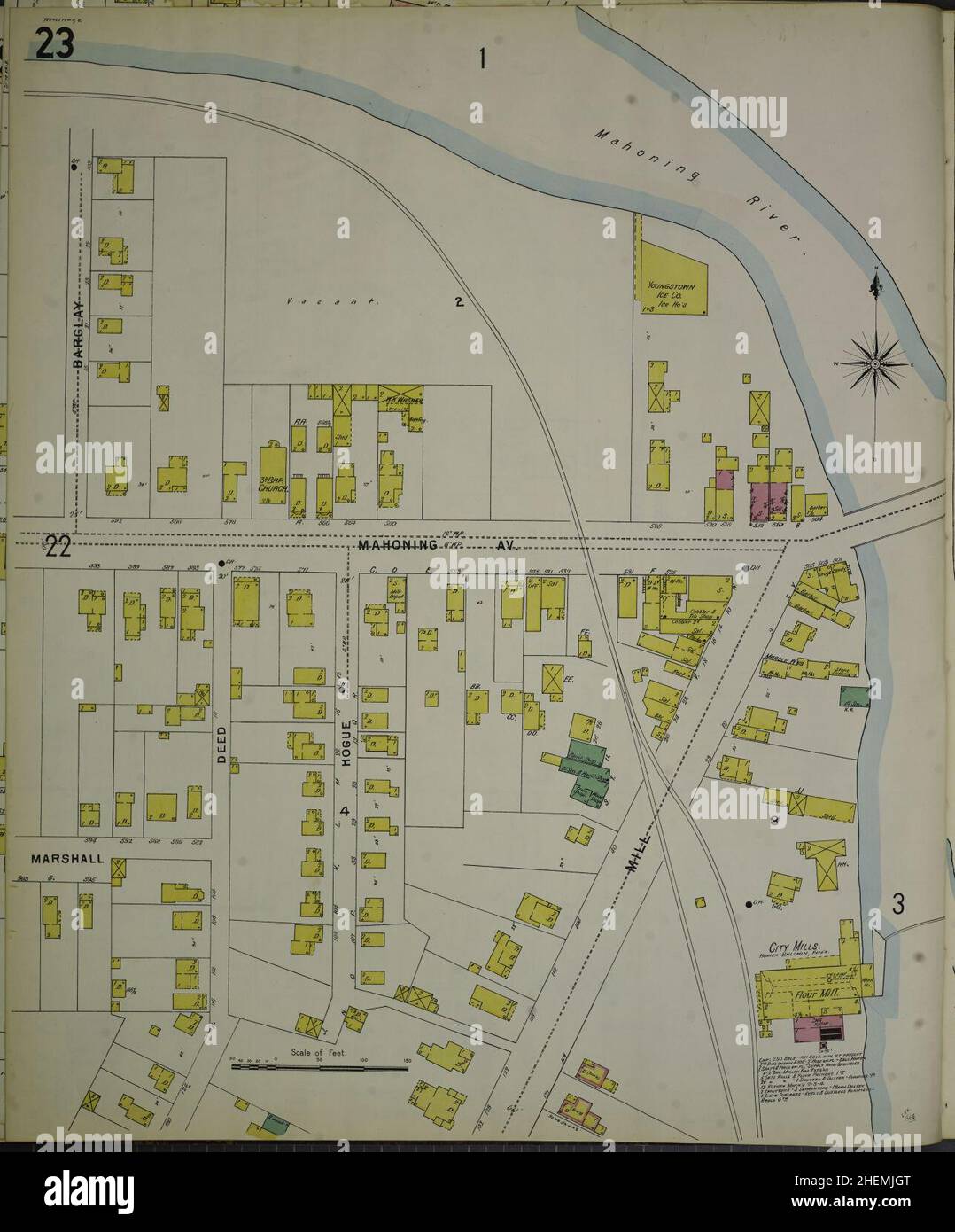 Mahoning county map hi-res stock photography and images - Alamy