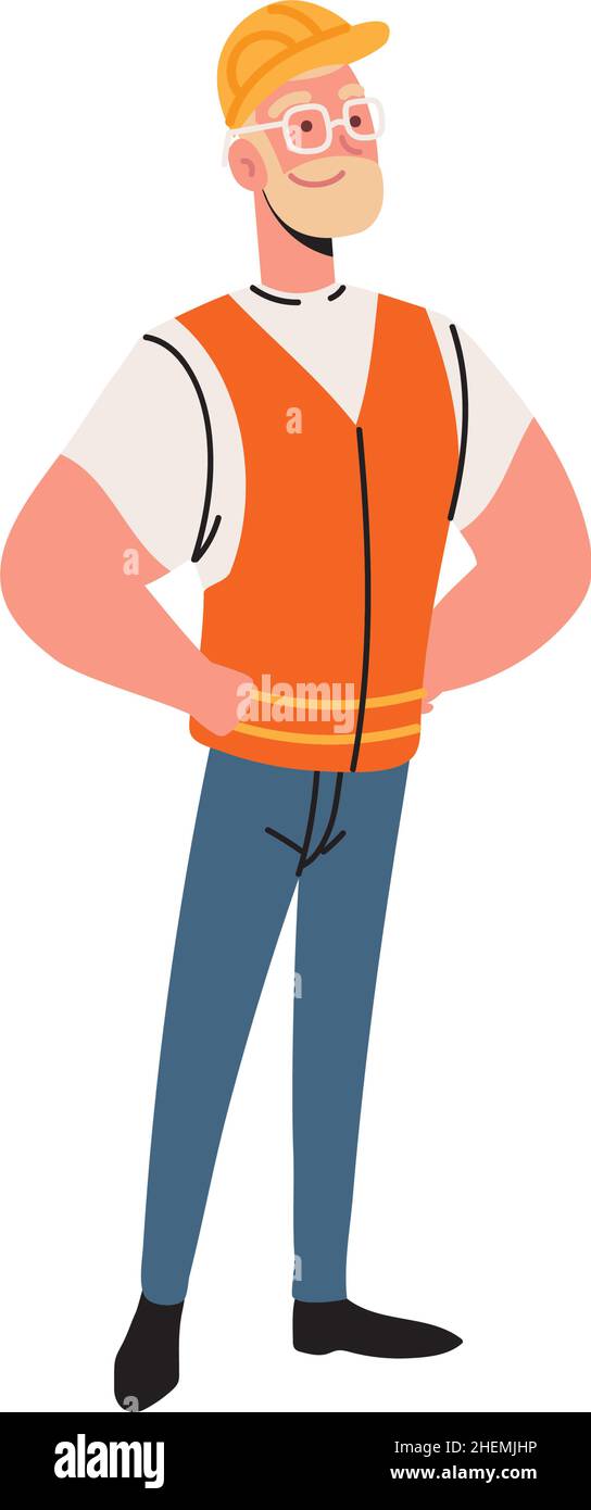 construction man worker Stock Vector Image & Art - Alamy
