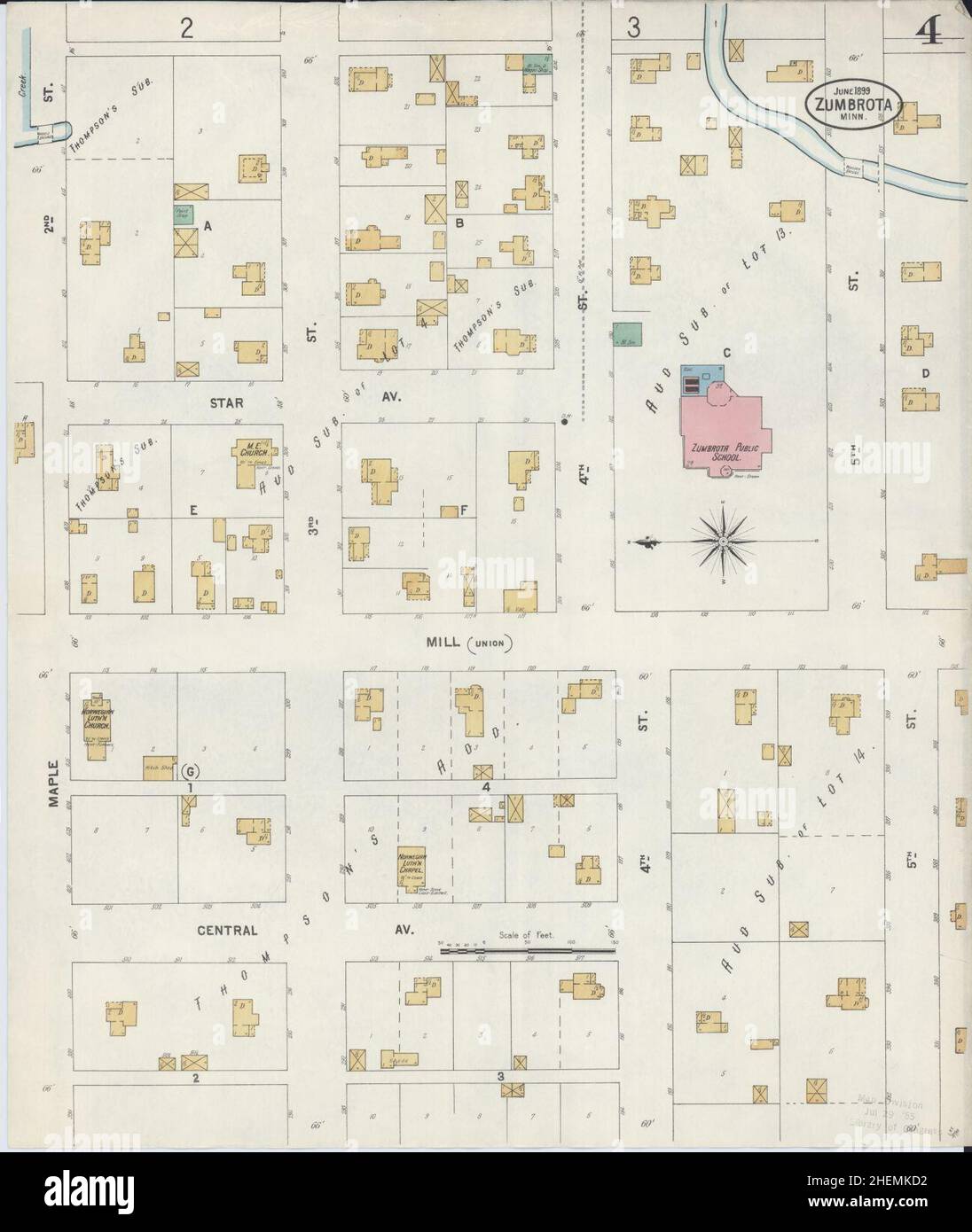 Sanborn Fire Insurance Map from Zumbrota, Goodhue County, Minnesota ...
