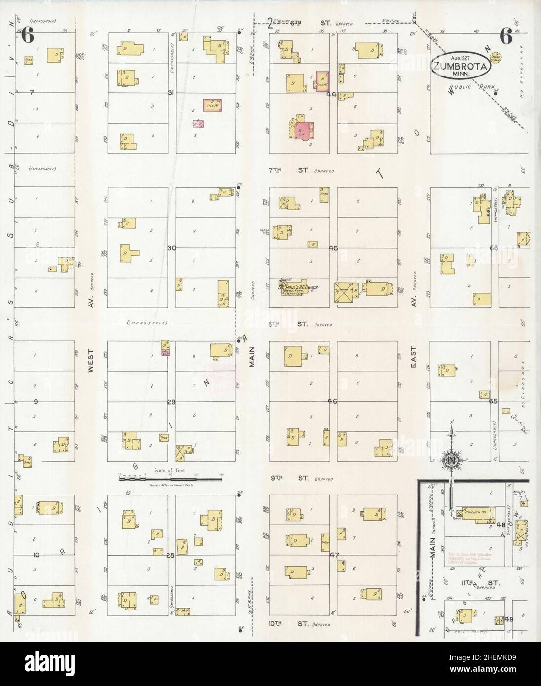 Sanborn Fire Insurance Map from Zumbrota, Goodhue County, Minnesota ...