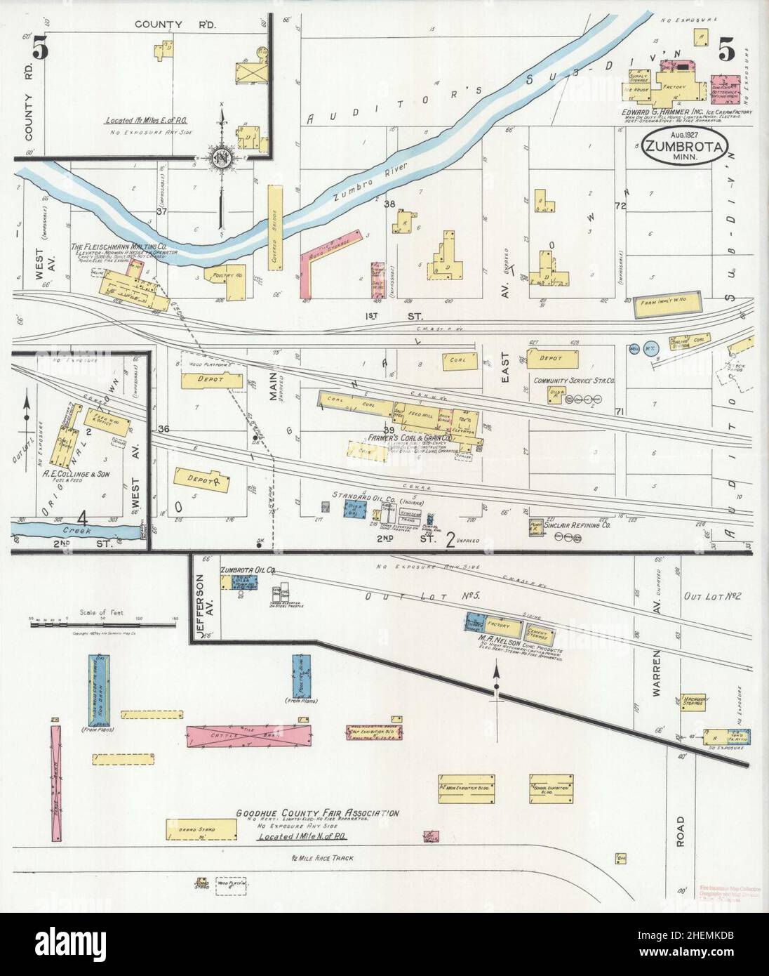 Sanborn Fire Insurance Map from Zumbrota, Goodhue County, Minnesota ...