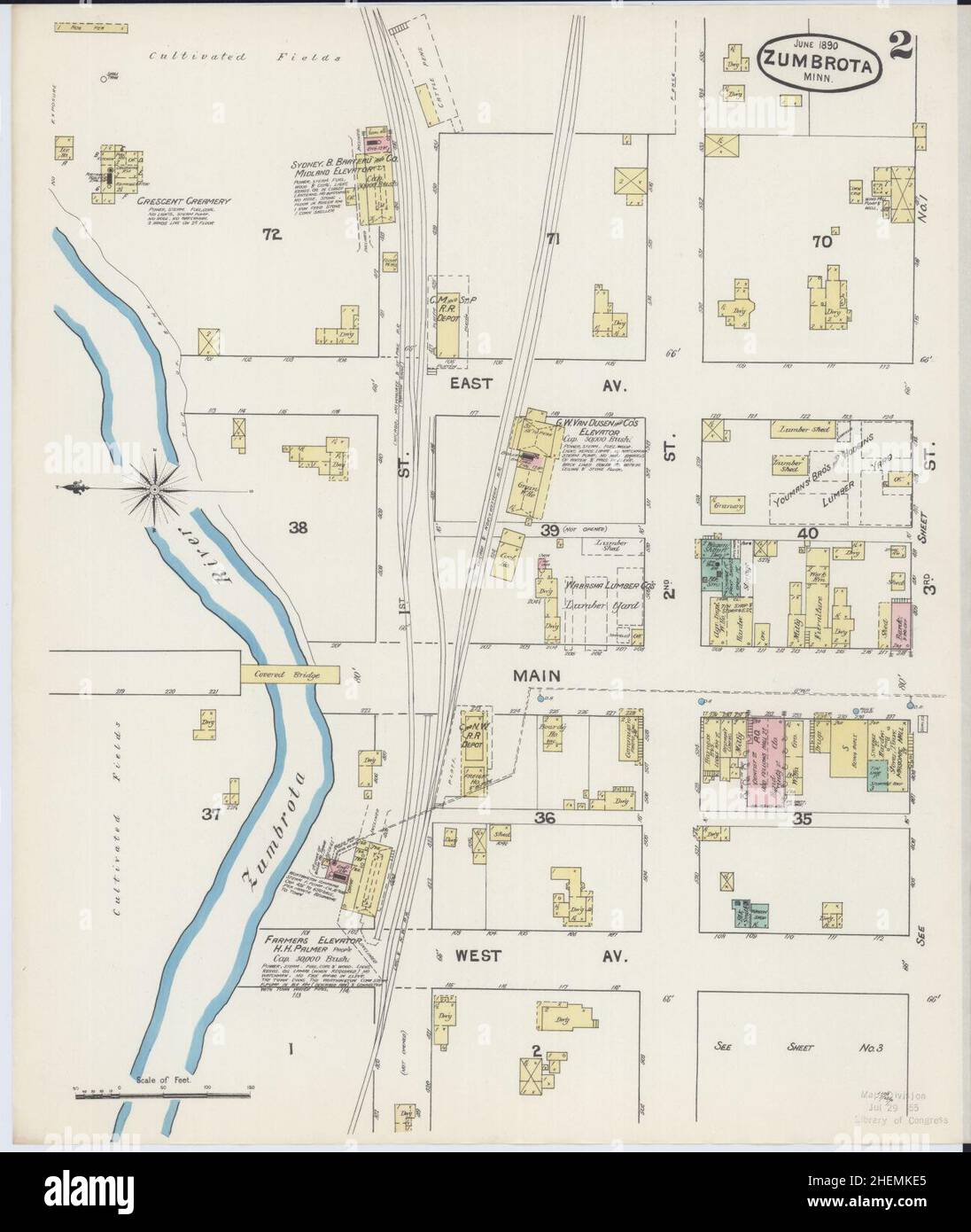 Sanborn Fire Insurance Map from Zumbrota, Goodhue County, Minnesota ...