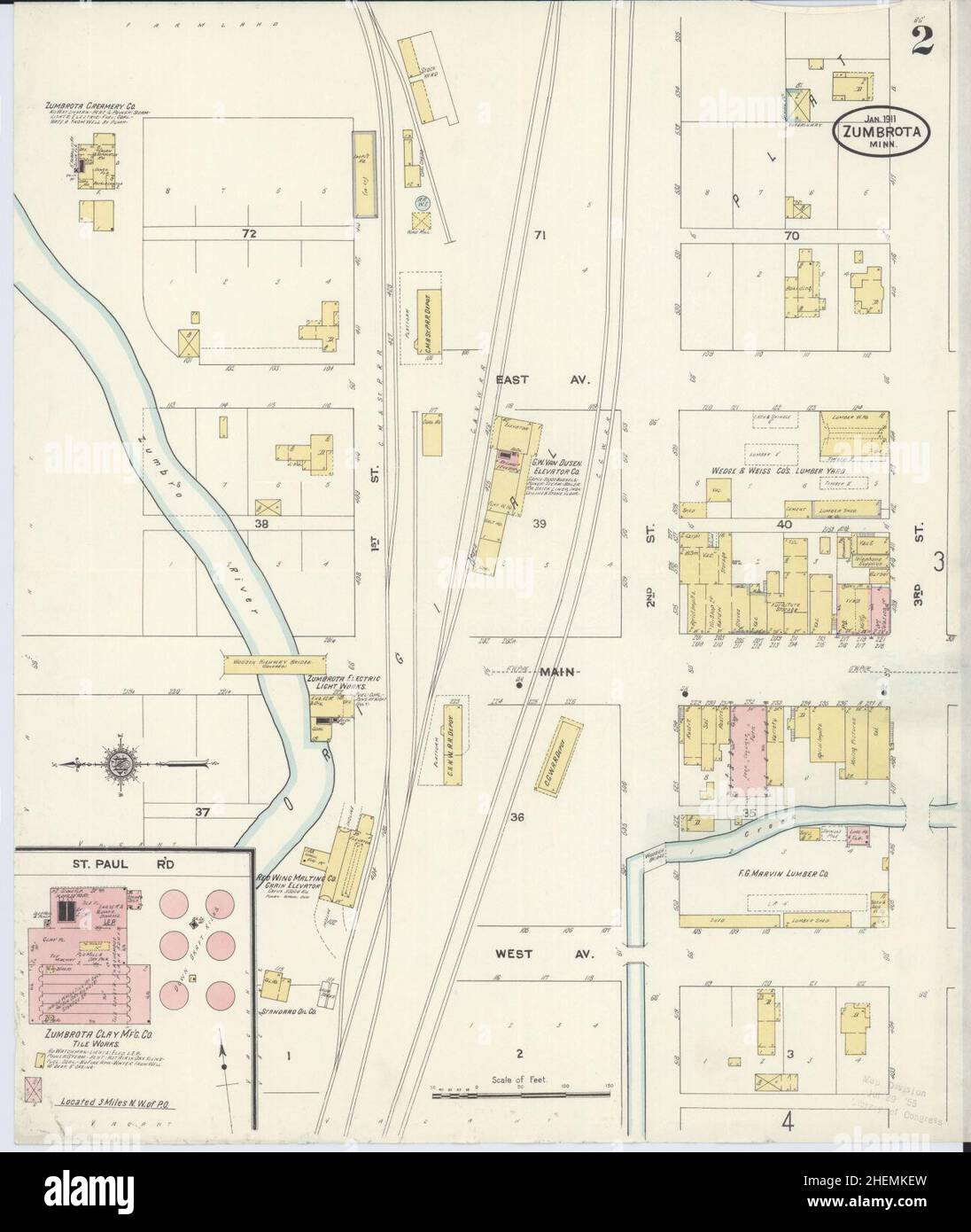 Sanborn Fire Insurance Map from Zumbrota, Goodhue County, Minnesota ...