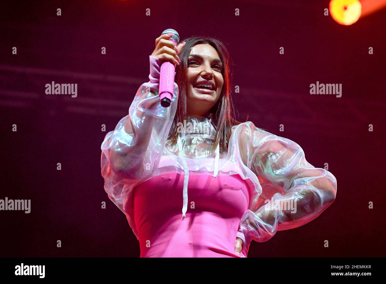 Codishow, 12/09/2021, Italy, September 12, 2021, Elettra Lamborghini singing during Elettra ...