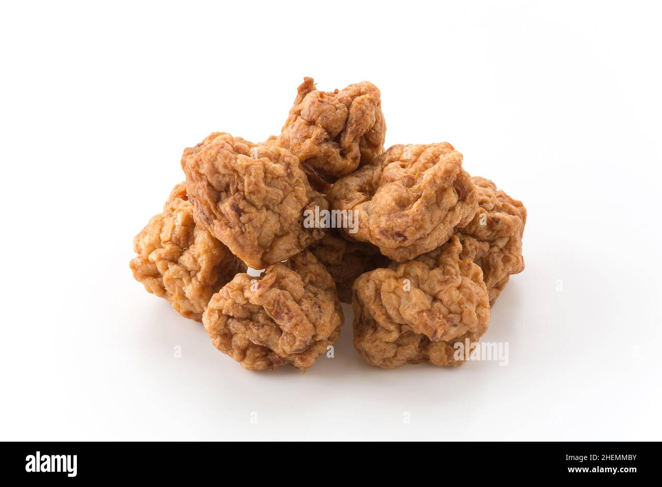 shrimp ball on white background Stock Photo - Alamy