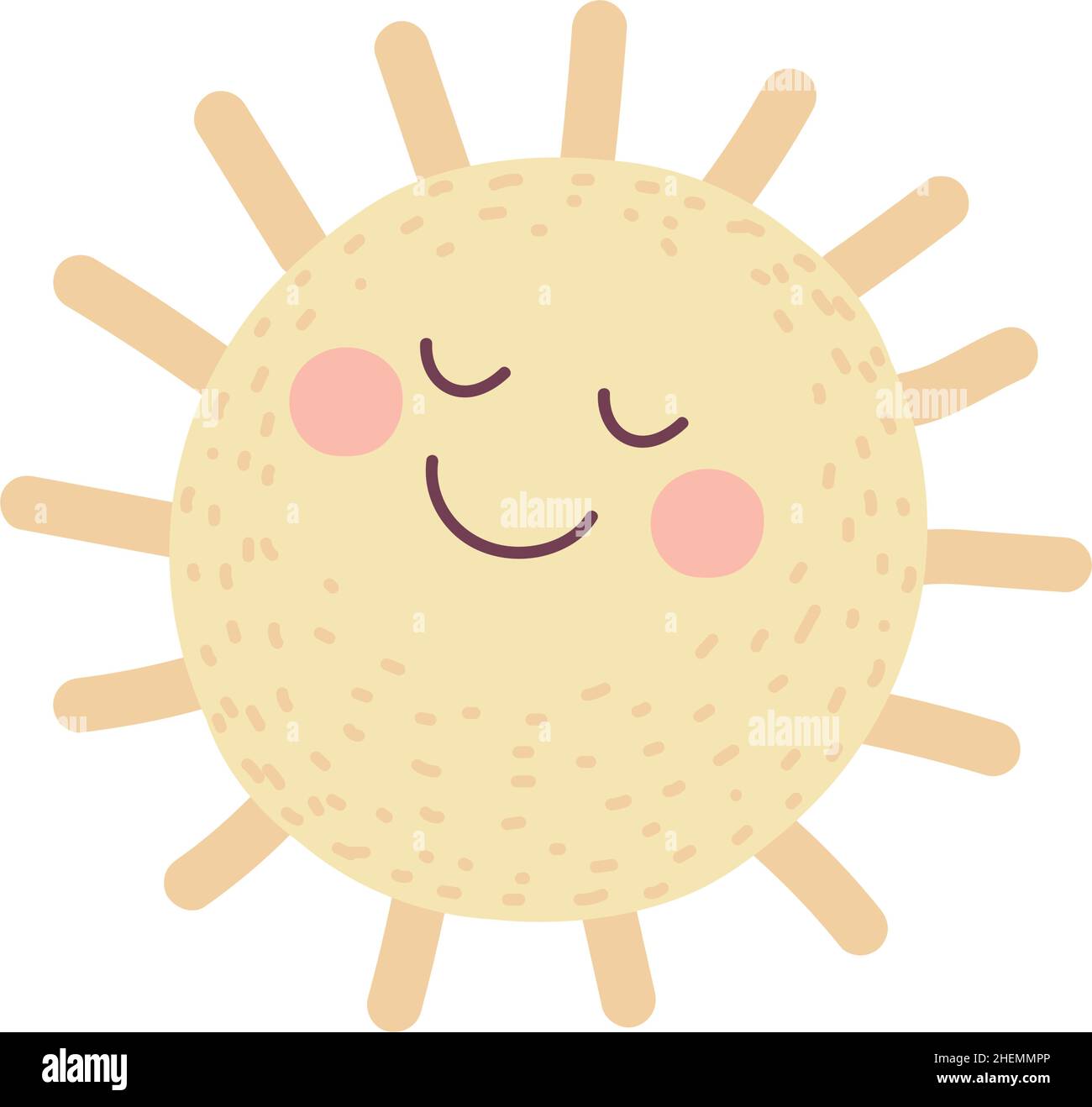 cute sun cartoon Stock Vector Image & Art - Alamy