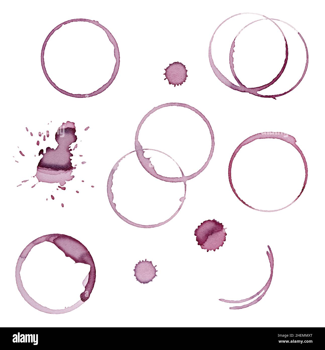 wine stain fleck beverage drink alcohol Stock Photo - Alamy