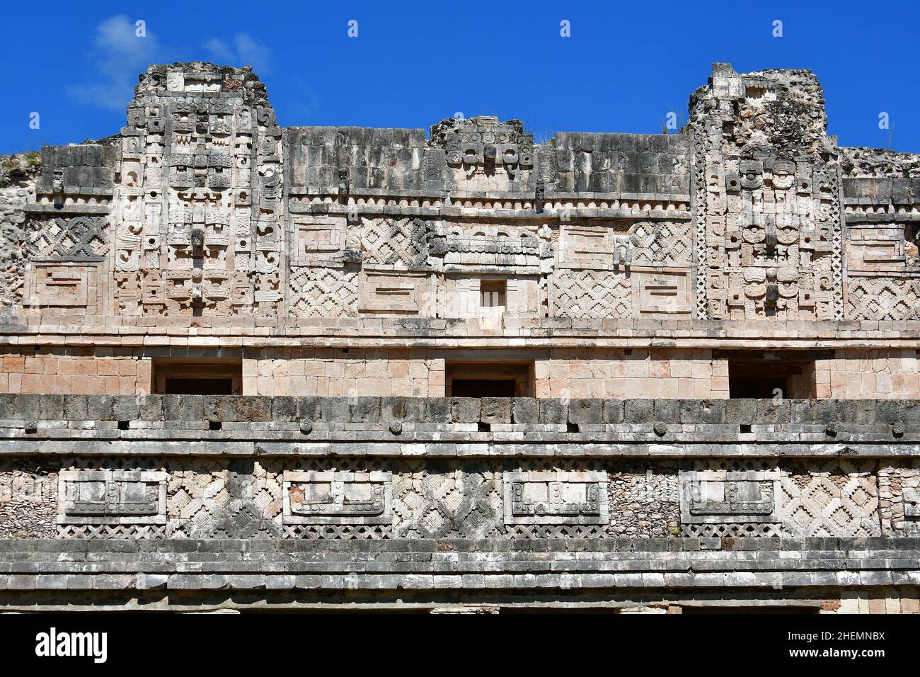 Nunnery Quadrangle (Cuadrangulo de las Monjas), Uxmal, Maya ruins ...
