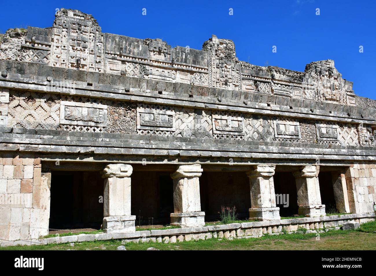 Nunnery Quadrangle (Cuadrangulo de las Monjas), Uxmal, Maya ruins ...