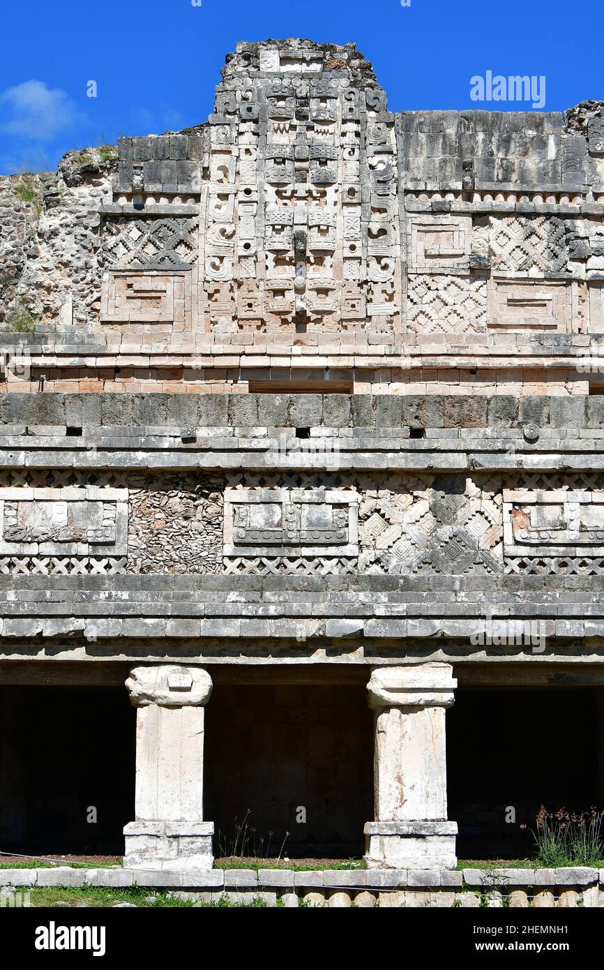 Nunnery Quadrangle (Cuadrangulo de las Monjas), Uxmal, Maya ruins ...