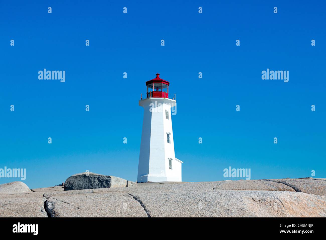 famous Lighthouse at Peggys Cove in Nova Scotia, Canada Stock Photo - Alamy