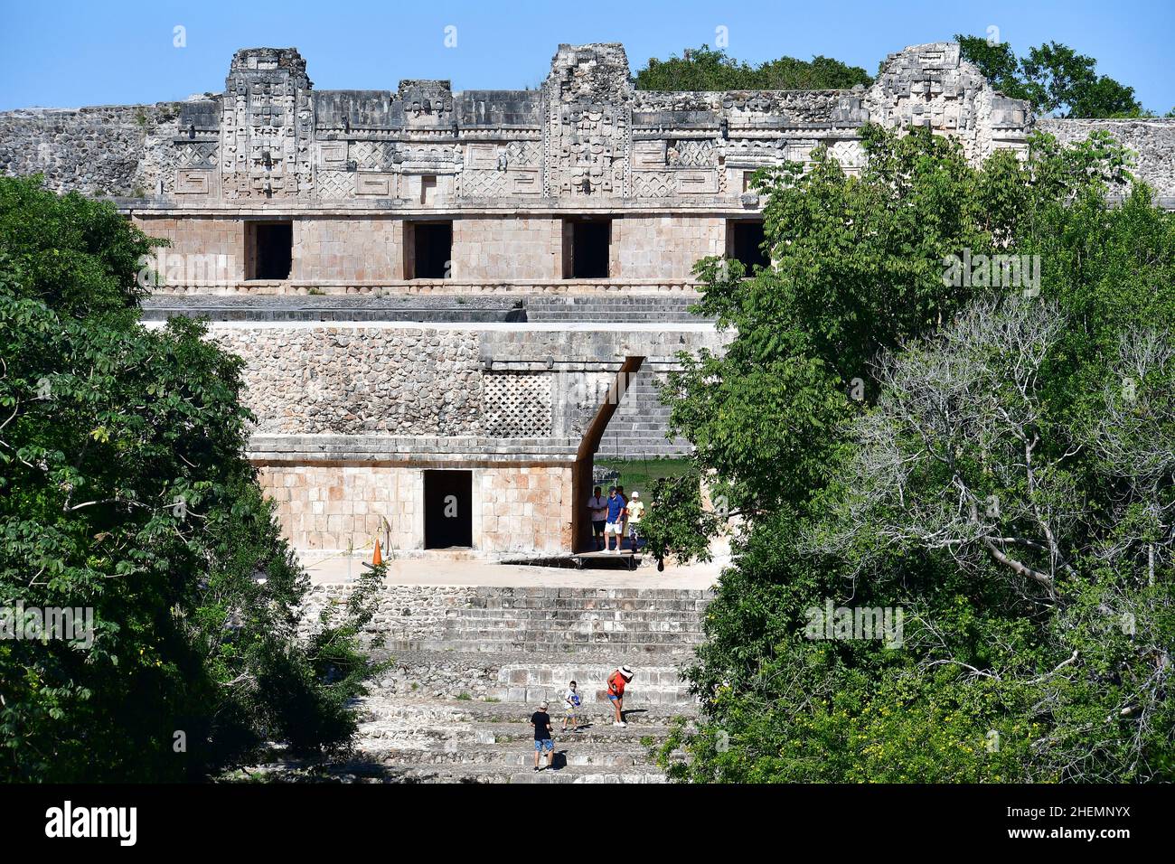 Nunnery Quadrangle (Cuadrangulo de las Monjas), Uxmal, Maya ruins ...