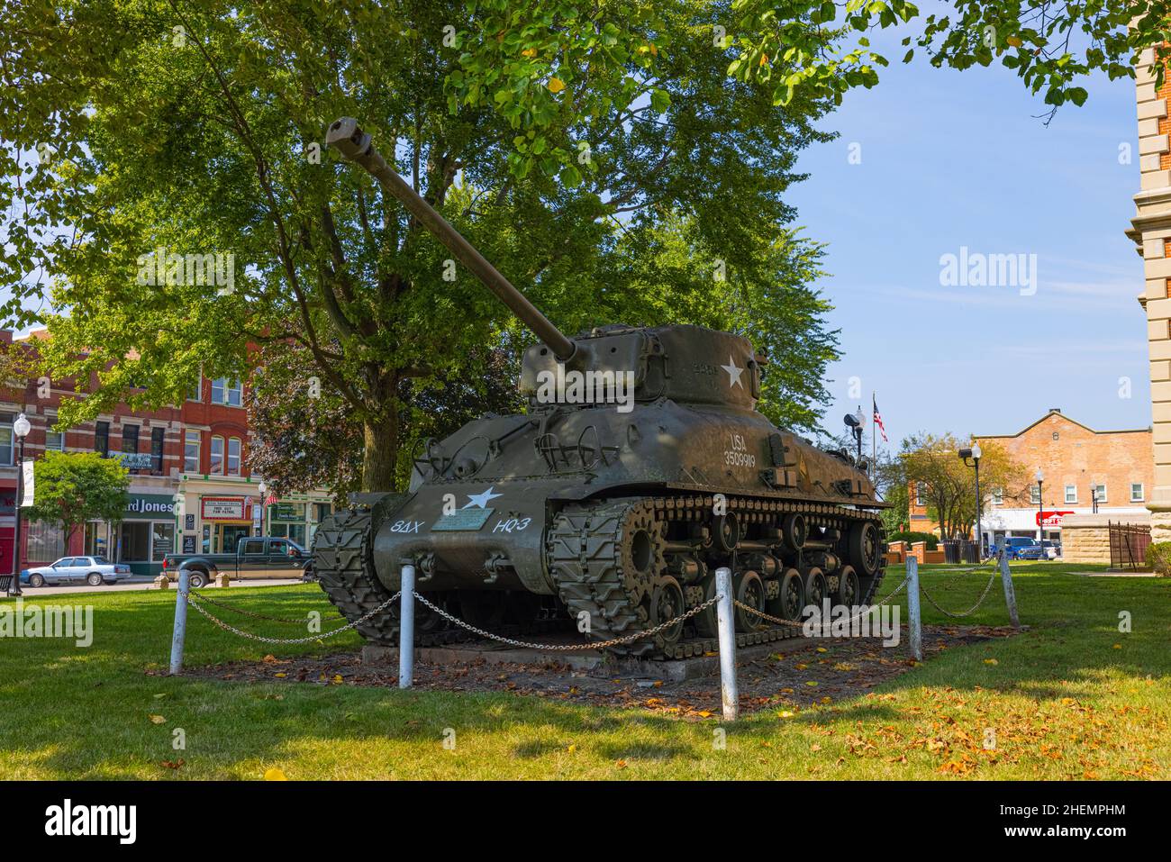 Winchester, Indiana, USA - August 21, 2021: The M4 Sherman at the ...