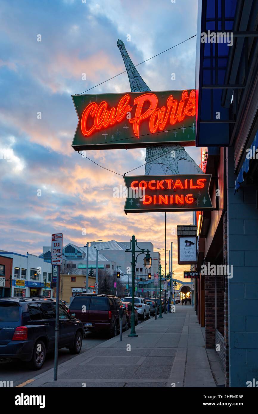 Downtown anchorage street hi-res stock photography and images - Alamy