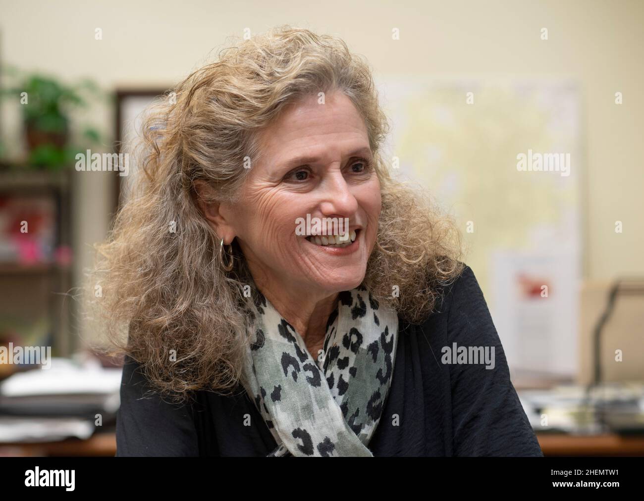 Austin, TX, USA. 11th Jan, 2022. Texas House member DONNA HOWARD speaks ...