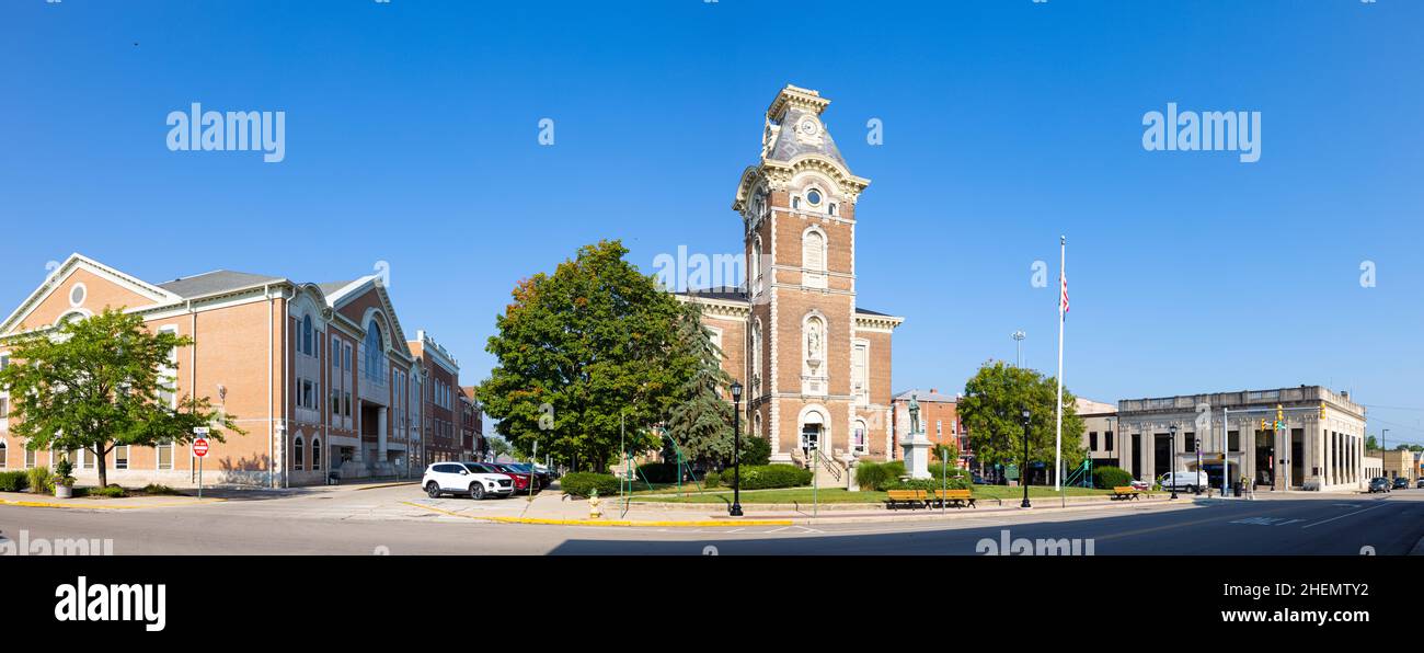 New Castle, Indiana, United States - August 20, 2021: The Henry County ...