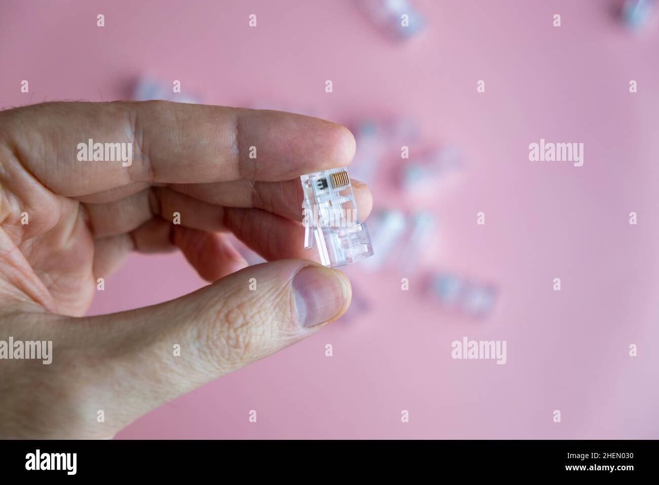 Transparent ethernet internet RJ-45 connectors, tehnology background on ...