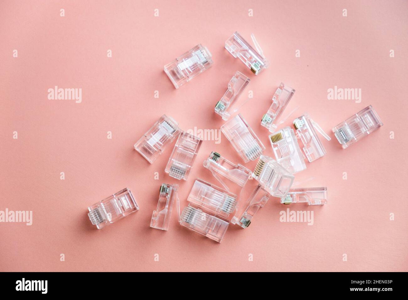 Transparent ethernet internet RJ-45 connectors, tehnology background on ...