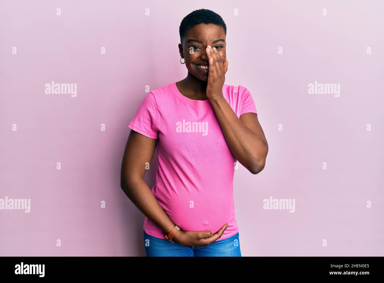 Embarrassed child parents hi-res stock photography and images - Alamy