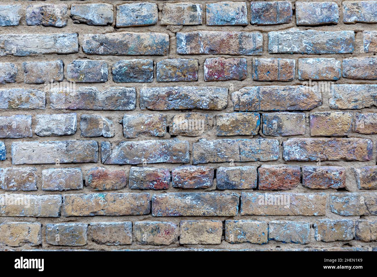 pattern of old brick wall in vintage style Stock Photo - Alamy
