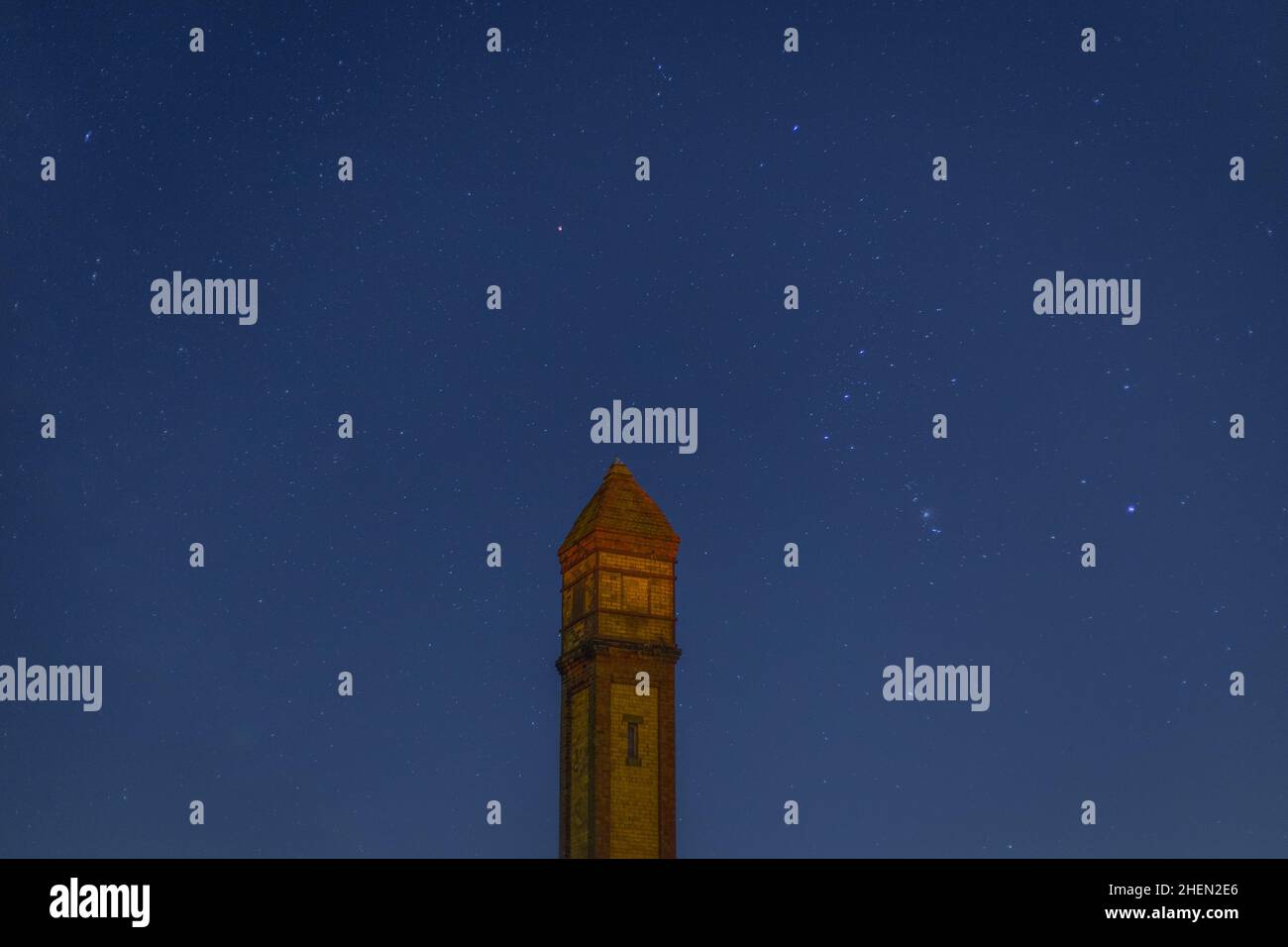 Cumbrian coast stars above the rampside needle hi-res stock photography ...