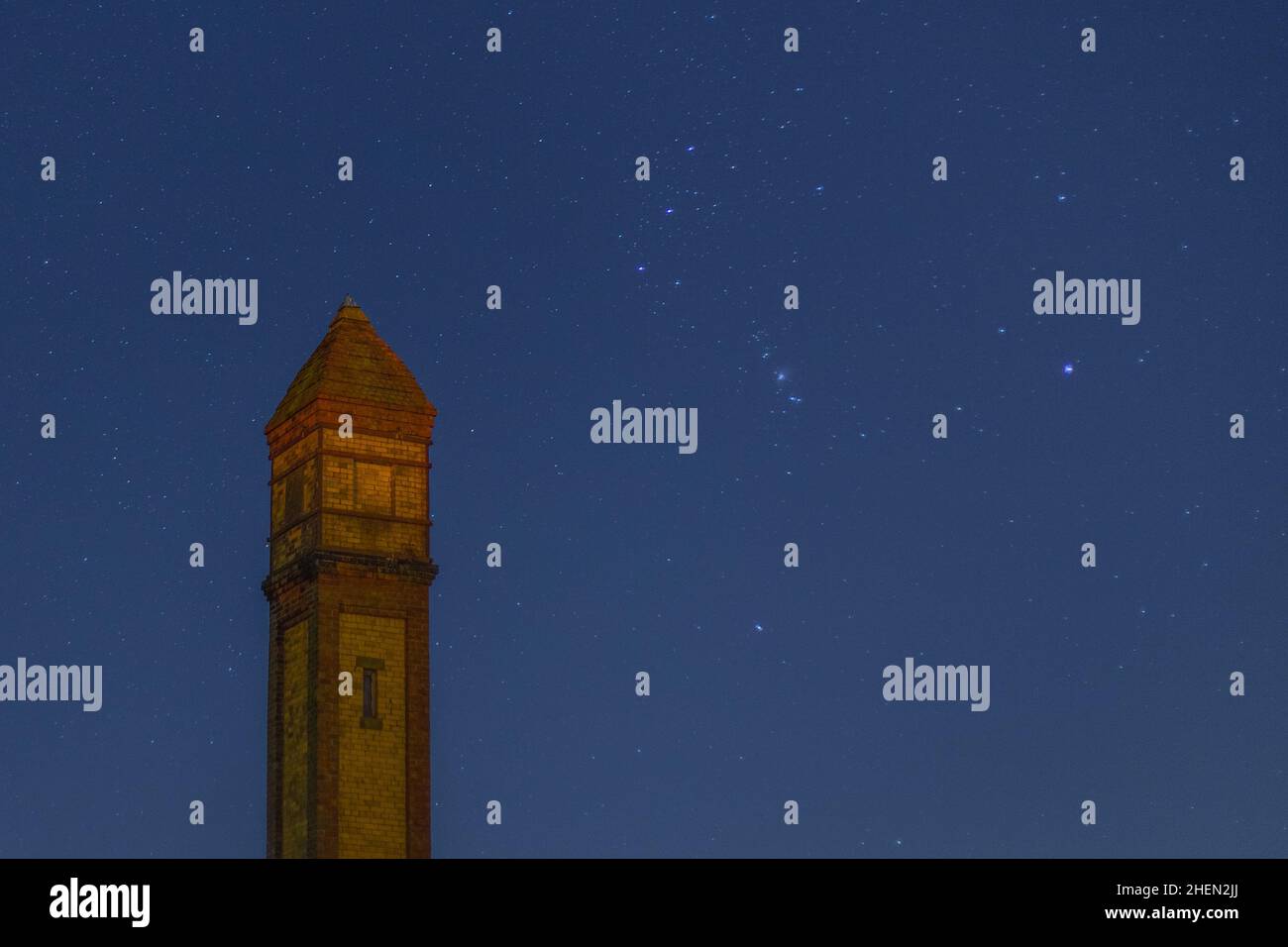 Cumbrian coast stars above the rampside needle hi-res stock photography ...