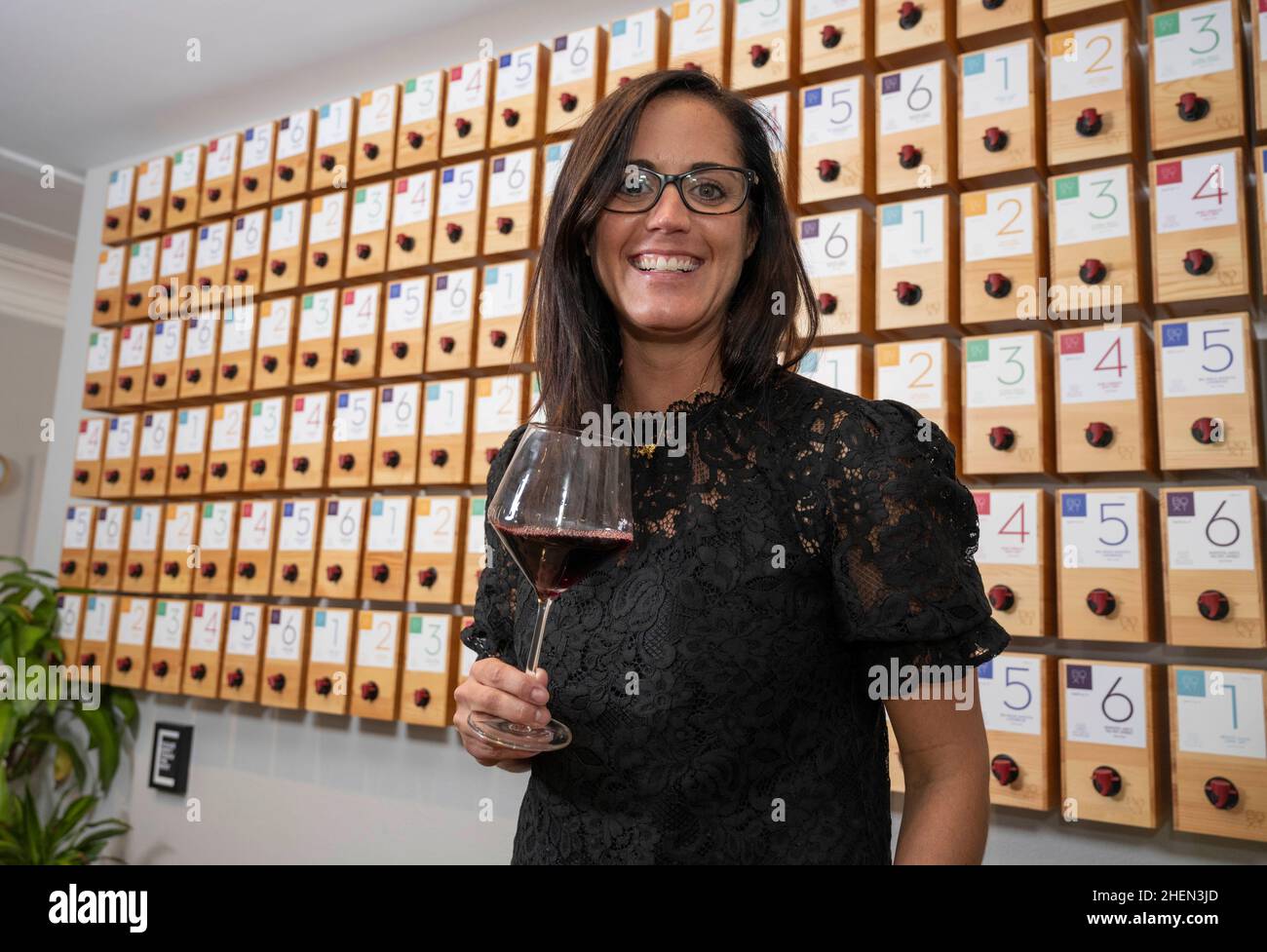 Austin, TX, USA. 21st Oct, 2021. Austin entrepreneur SARAH PUIL of BOXT ...