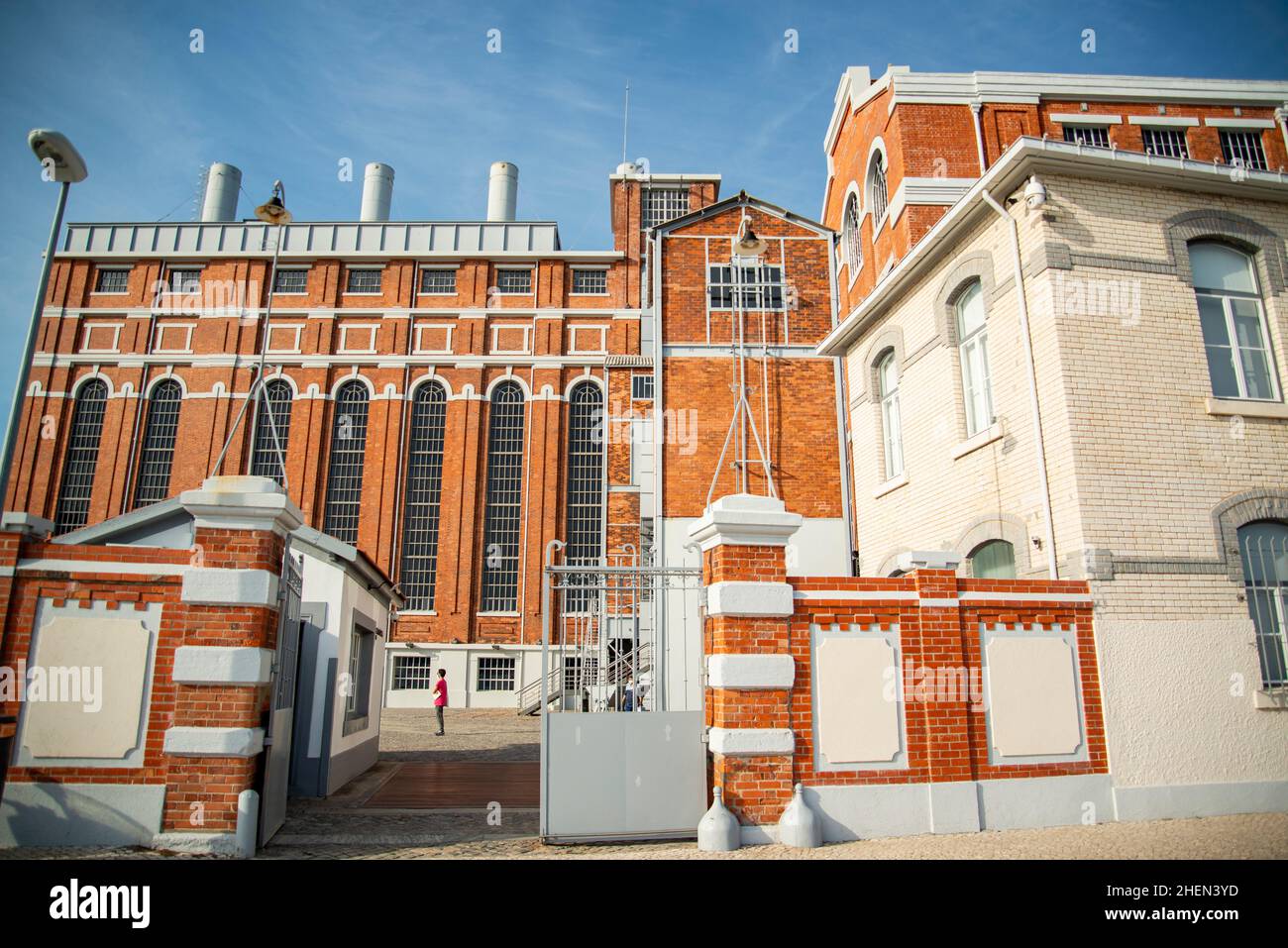 the Electricity Museum in the old Industrial Building in Belem near the ...