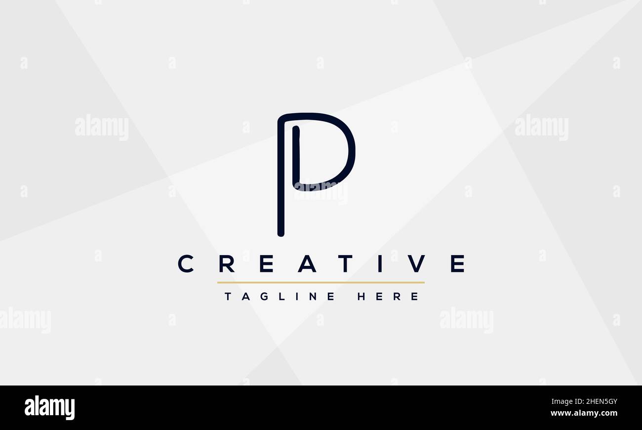 Modern elegant creative P Logo Design and template. PP icon initial ...
