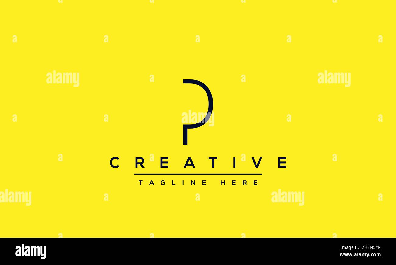 Modern elegant creative P Logo Design and template. PP icon initial ...
