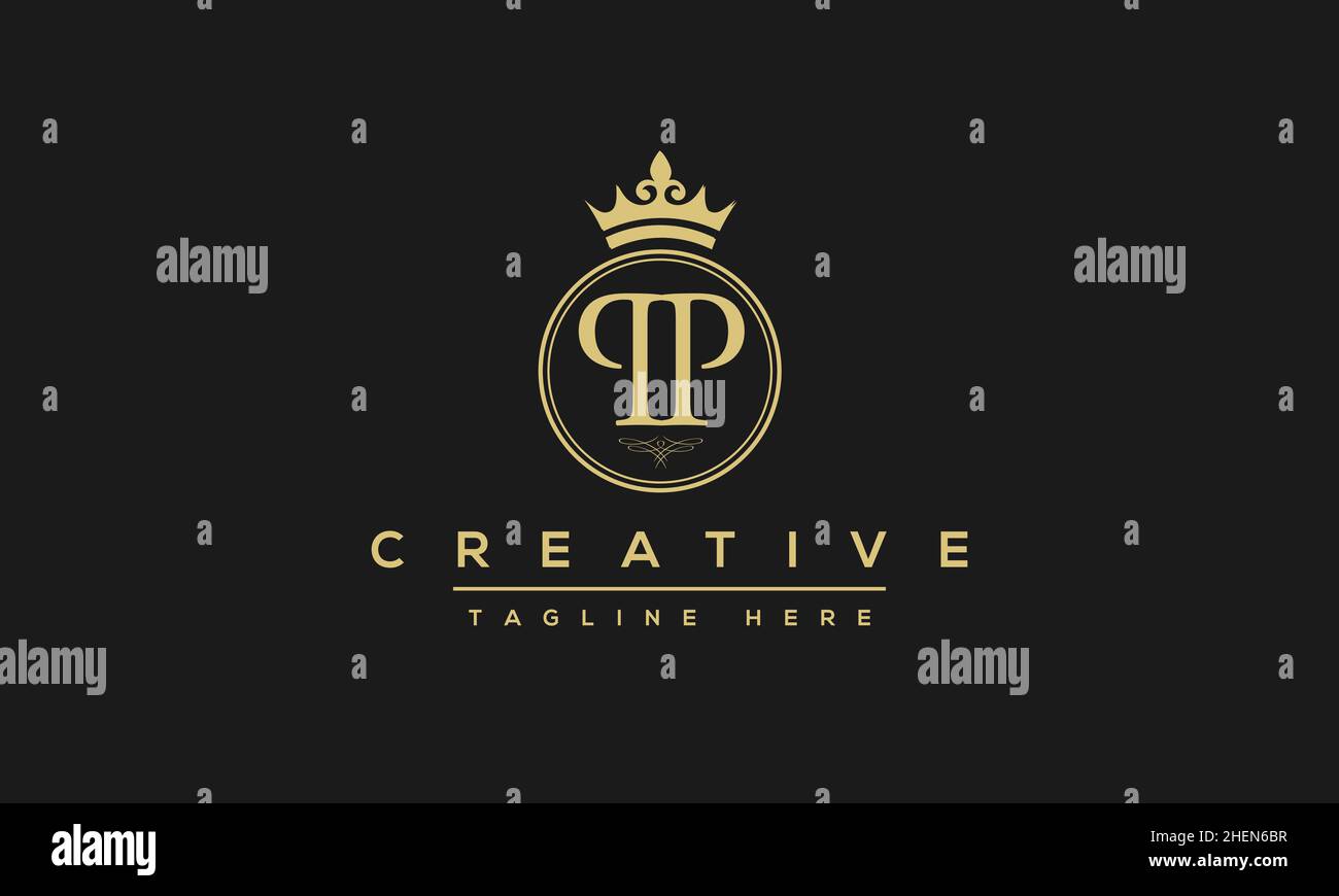 Modern elegant creative P Logo Design and template. PP icon initial ...