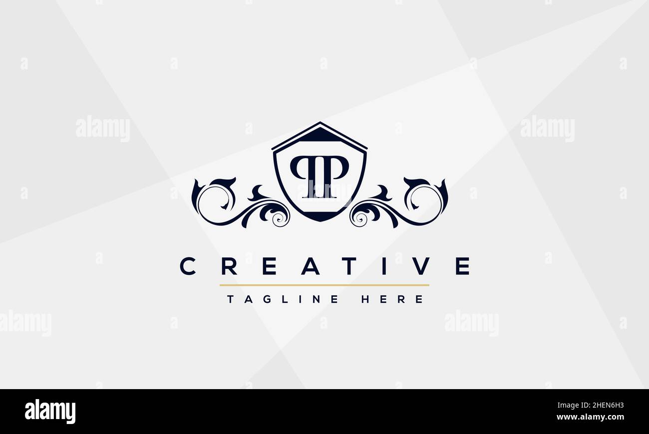 Modern elegant creative P Logo Design and template. PP icon initial ...