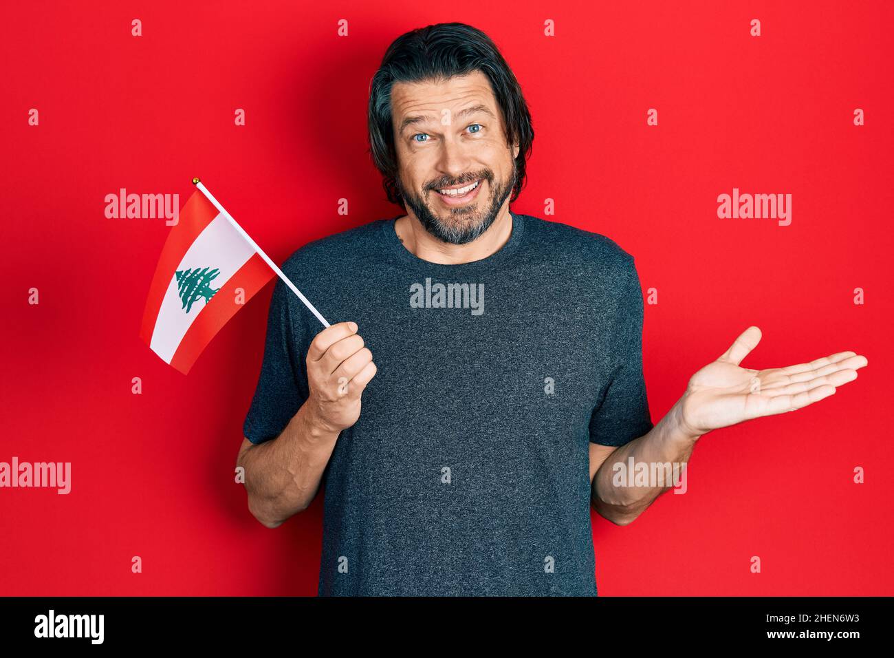 Happy joyful lebanese man hi-res stock photography and images - Alamy