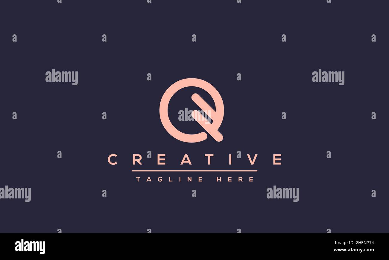 Qq logo Stock Vector Images - Alamy