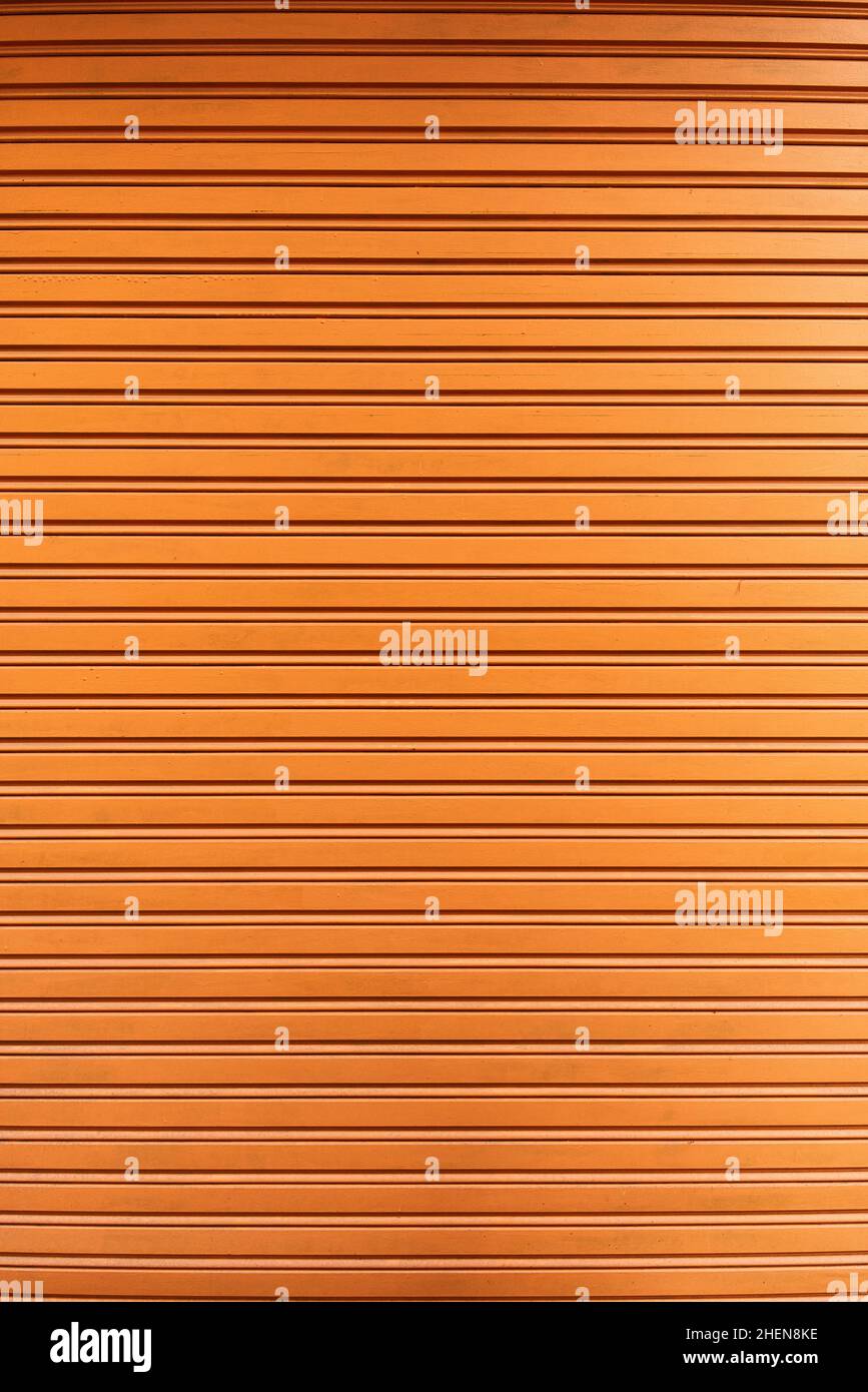 Metal shutter door texture background Stock Photo - Alamy