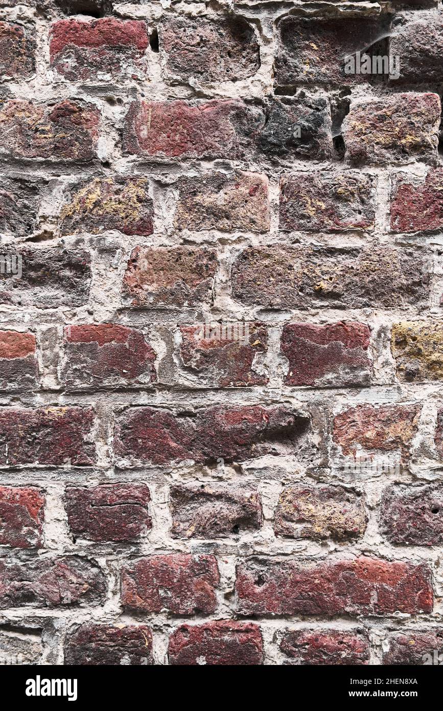 Decay brick wall surface background Stock Photo - Alamy