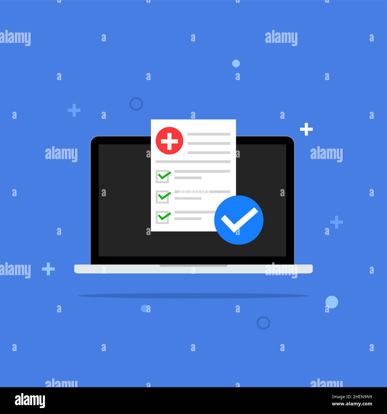 Medical prescription digital document pc online report. Prescription ...